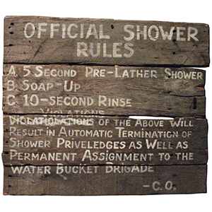 Navy Shower | The Daily Omnivore