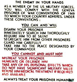 Geneva Conventions | The Daily Omnivore